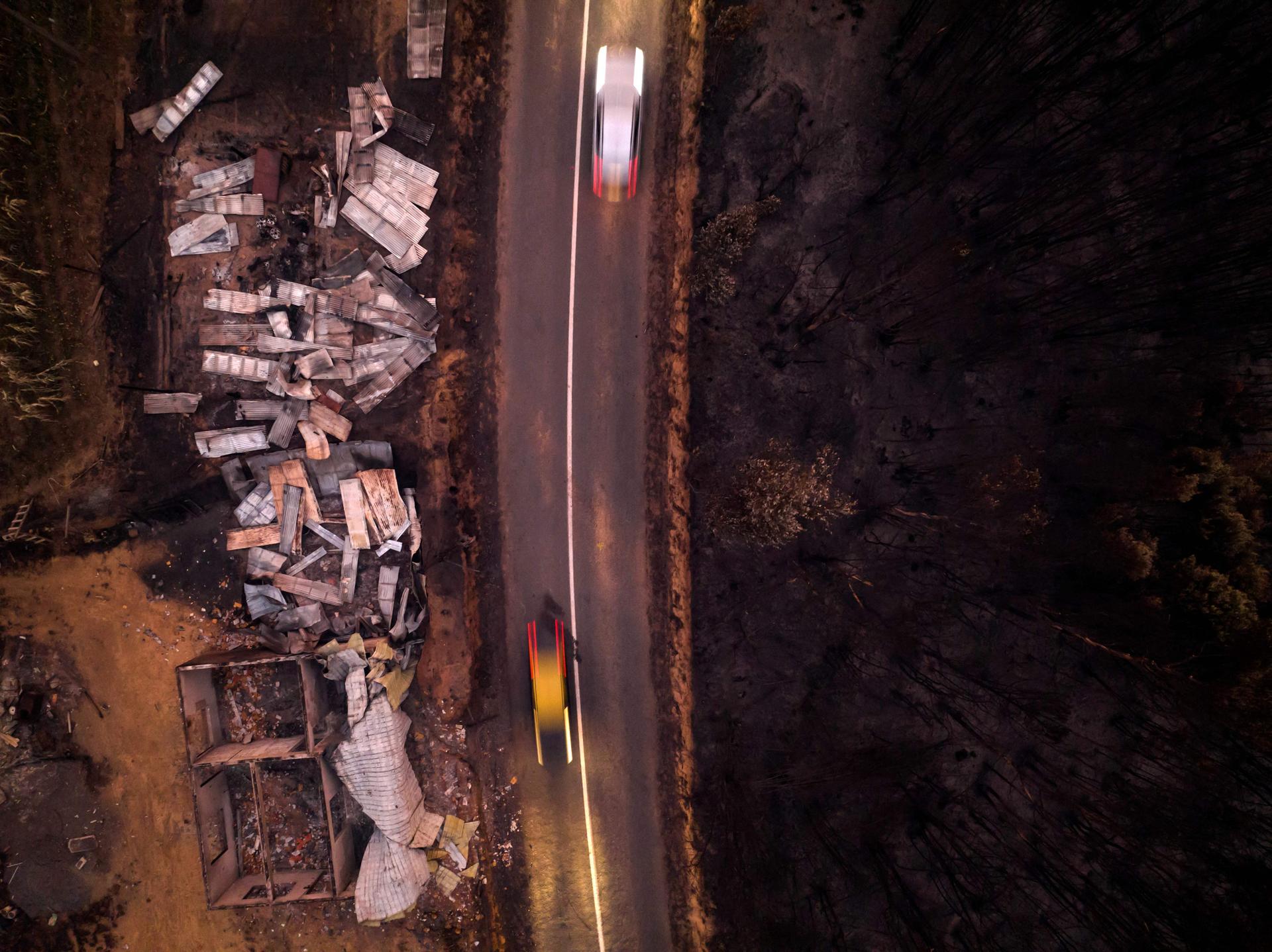 Fotos muestran devastadores incendios en Chile - enteratehoy.cl