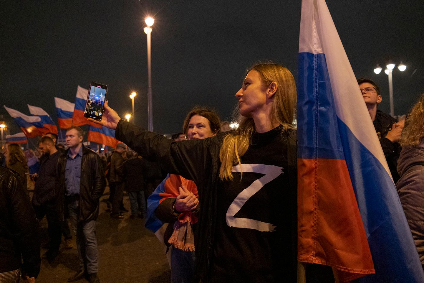 Russian propaganda stirs up hatred against a 'Ukronazi' government