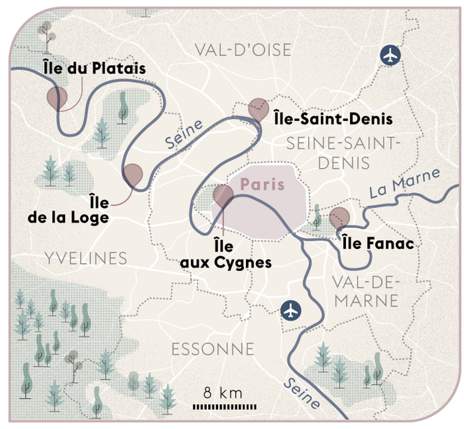 Cinq îles à découvrir en Ile-de-France