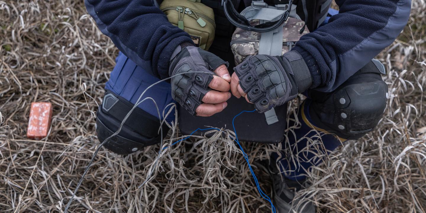 In Ukraine, once the fighting stops, the demining begins