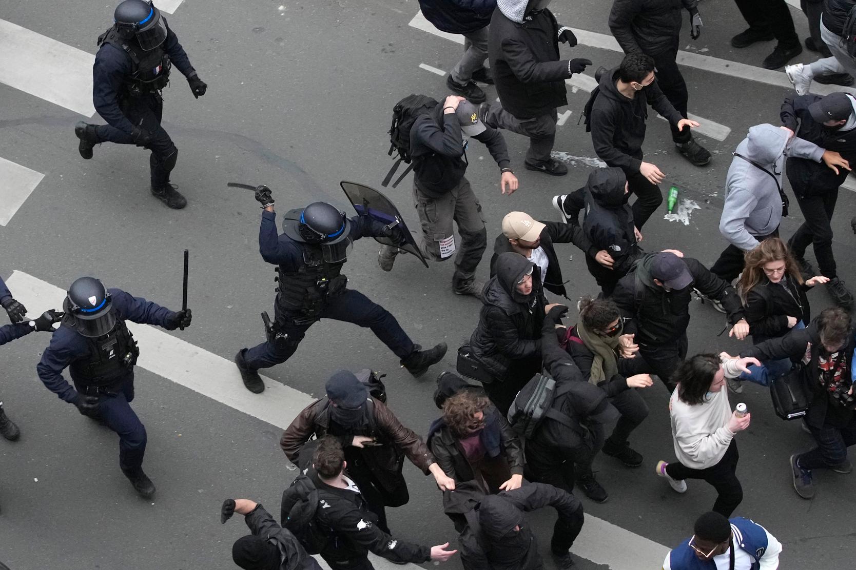 The weapons French police use during protests