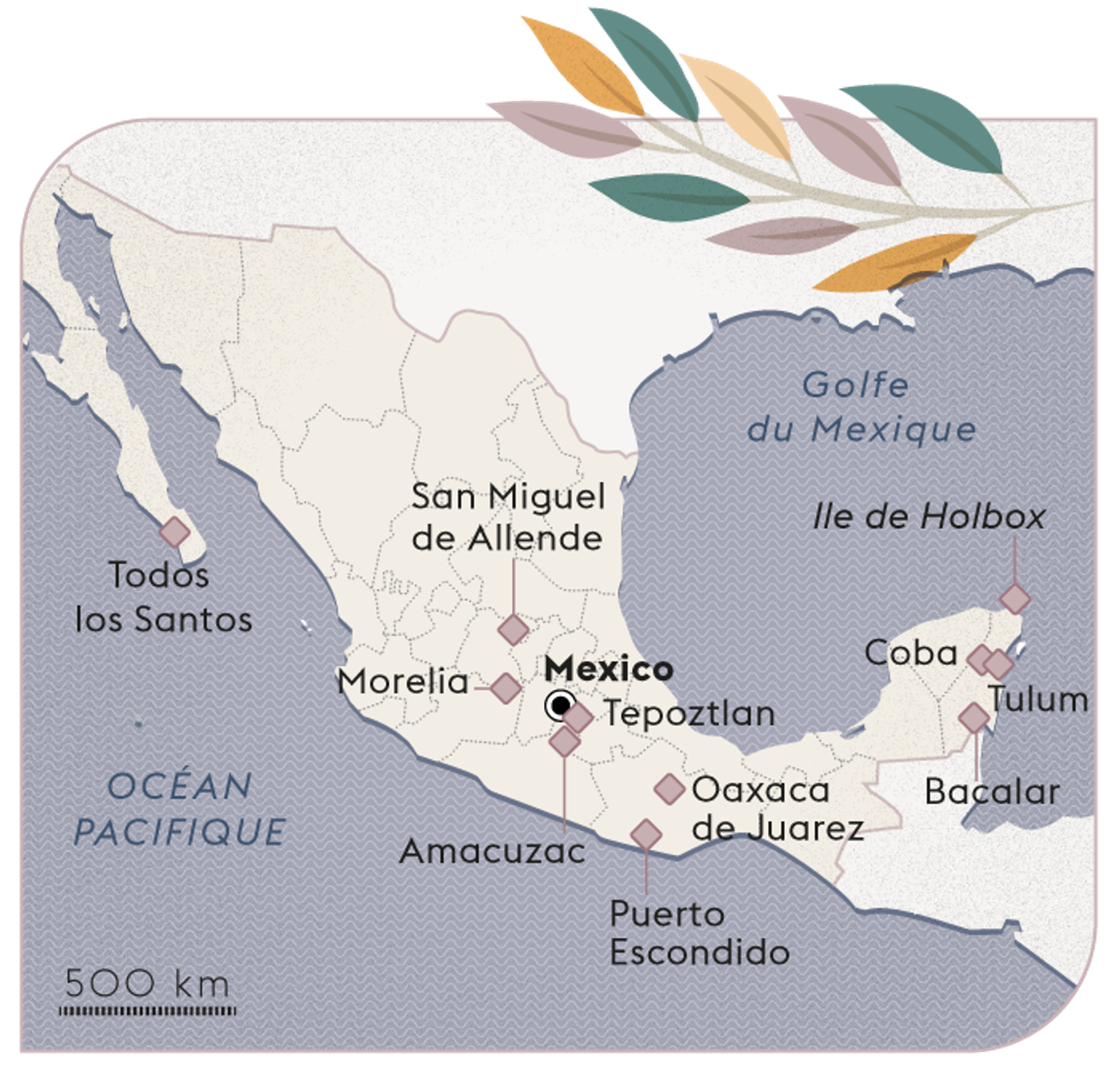 Douze adresses idylliques avec vue sur le Mexique