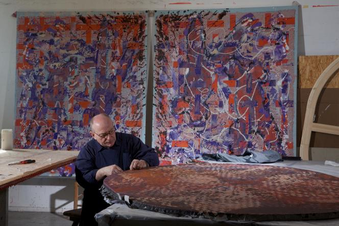 François Rouan, un peintre au cœur de la matière, à la galerie Templon