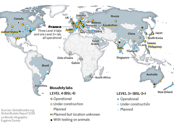 Covid-19: High-security lab construction is booming, three years after ...