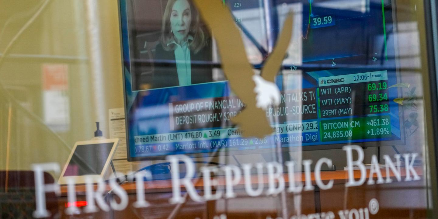 Aux Etats-Unis, la First Republic Bank est à son tour au bord du gouffre