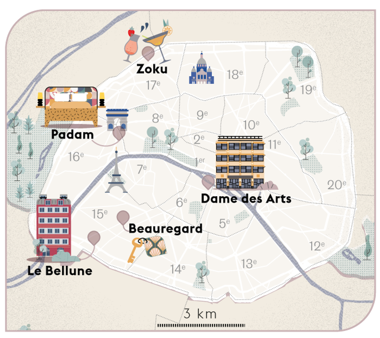 Cinq nouveaux hôtels parisiens à découvrir de jour et de nuit