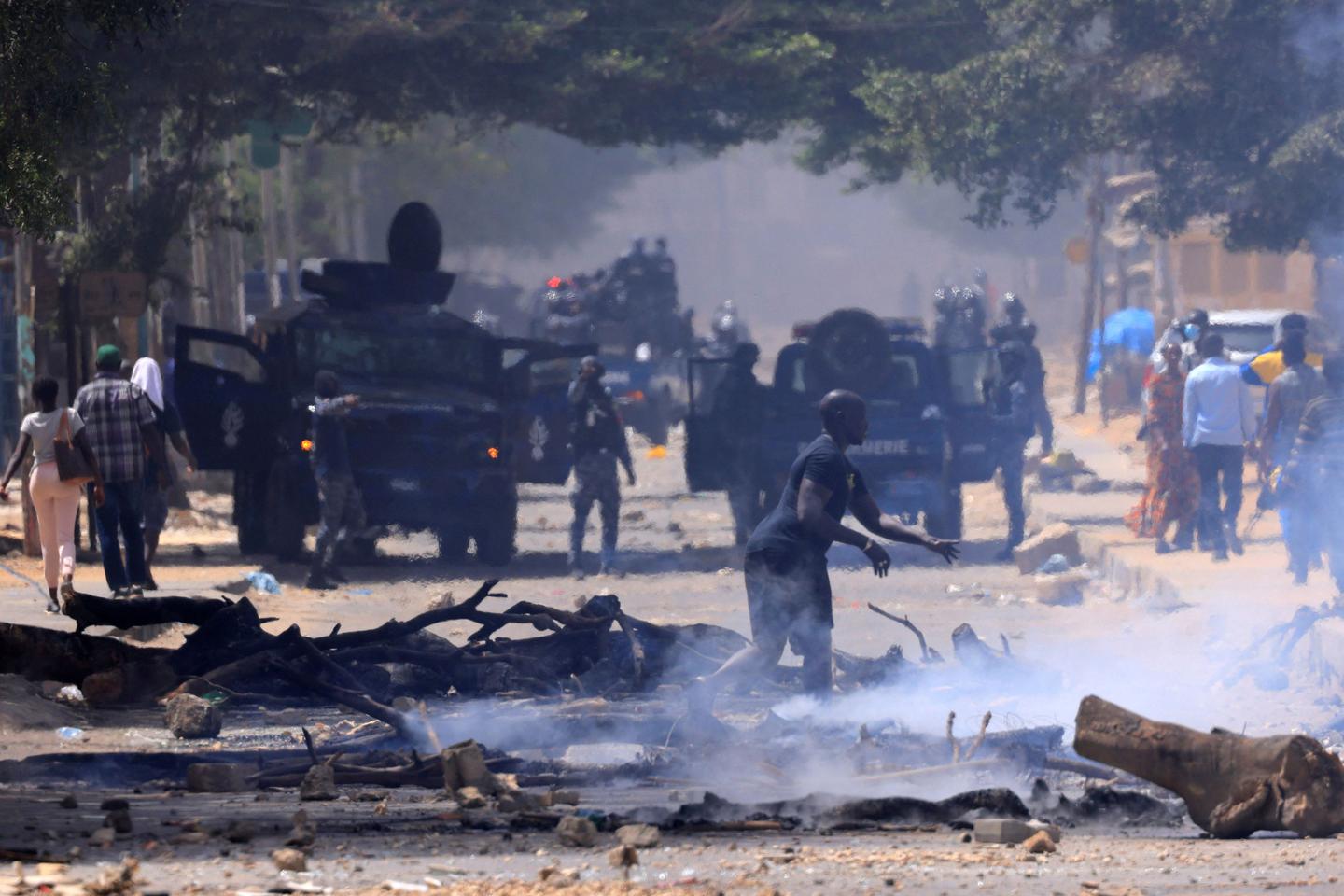 Clashes in Senegal after opposition leader sentenced to two years