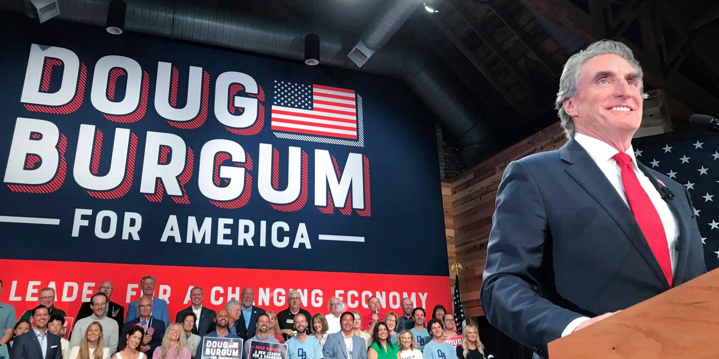 US: Doug Burgum enters the crowded Republican presidential primary