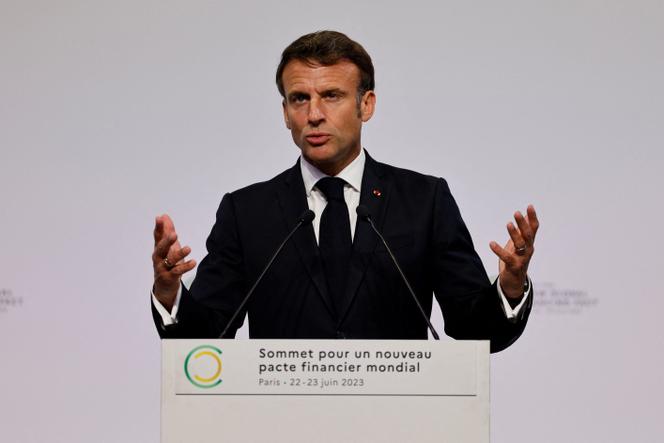 Global Financial Pact summit opens with Macron's call for 'public ...