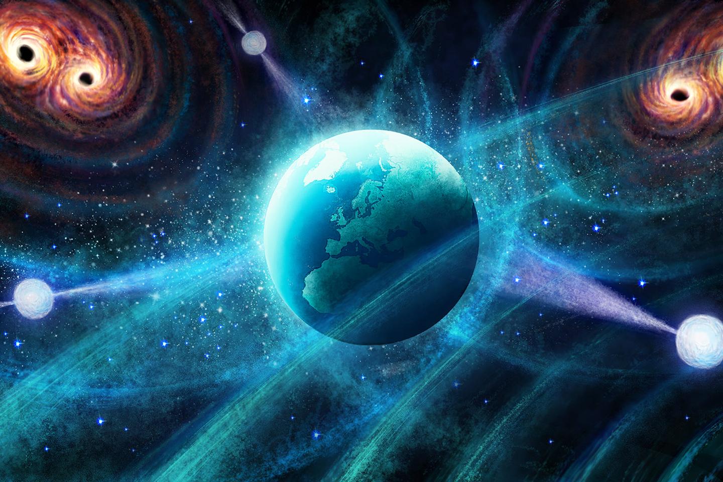 Astronomers detect gravitational waves from colossal black holes - Archyde Astronomers detect gravitational waves from colossal black holes - Archyde