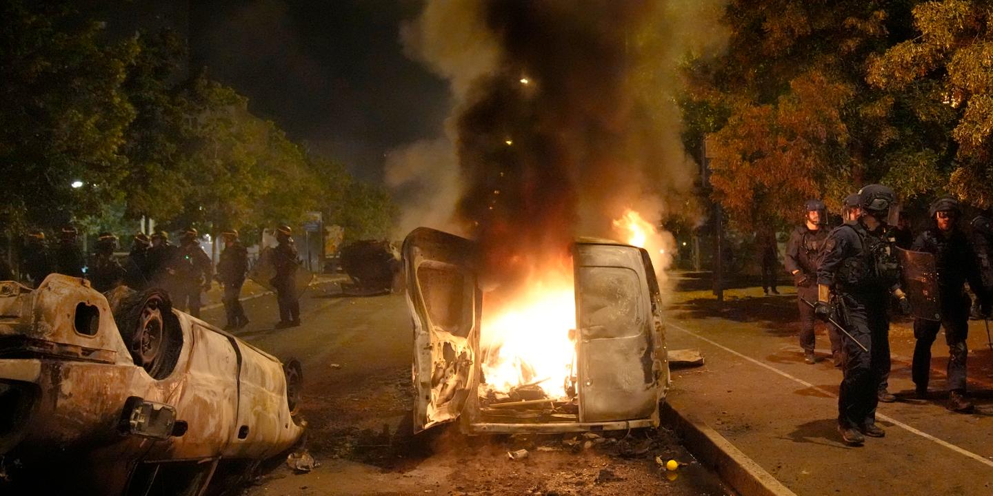Macron calls violence 'unjustifiable' after second night of riots
