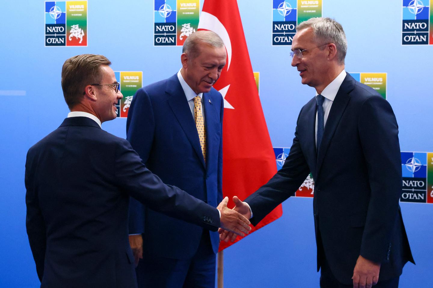 Turkey opens NATO door to Sweden after frenetic day of talks