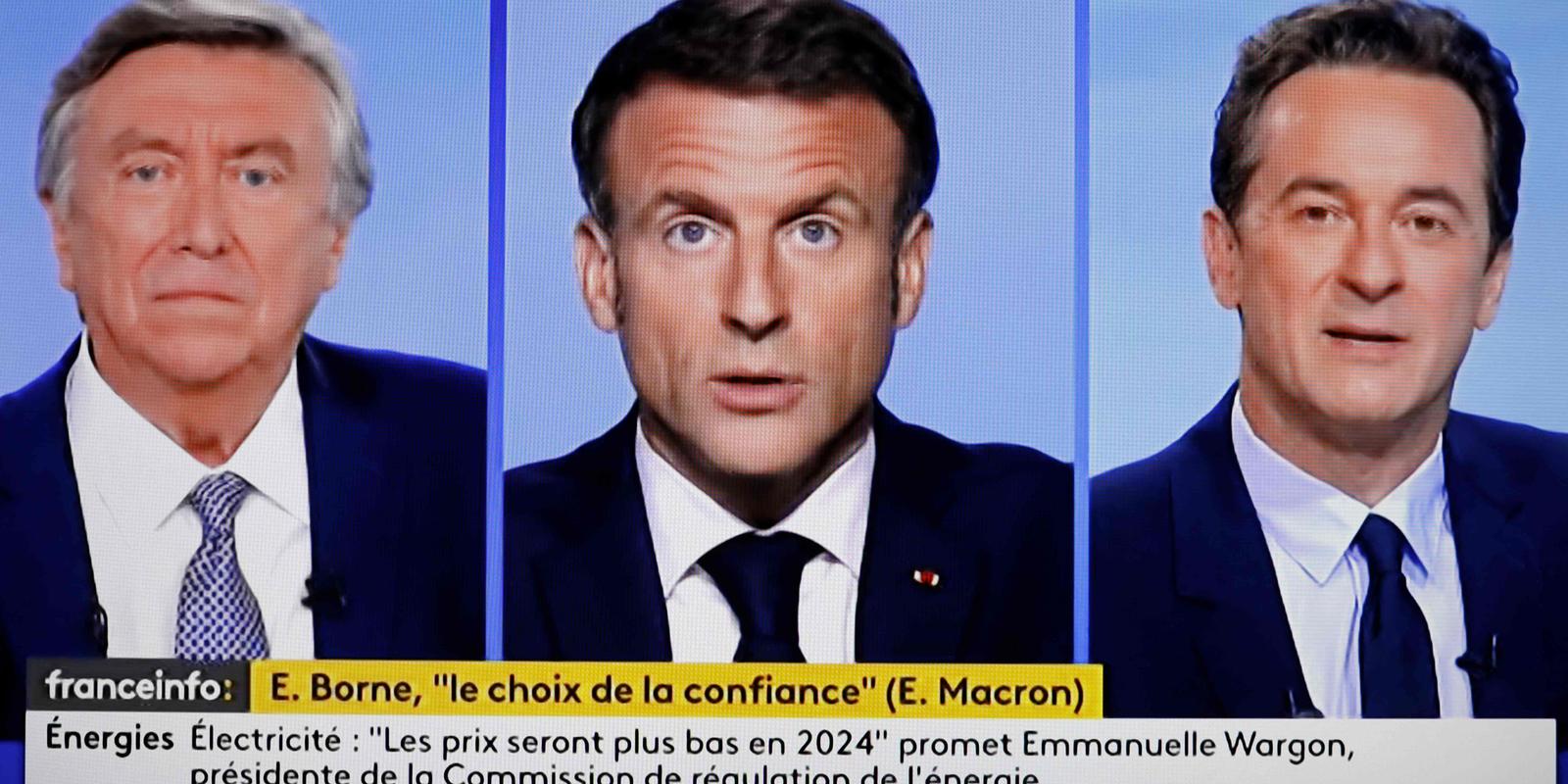 Ce qu’il faut retenir de l’interview d’Emmanuel Macron sur France 2 et TF1