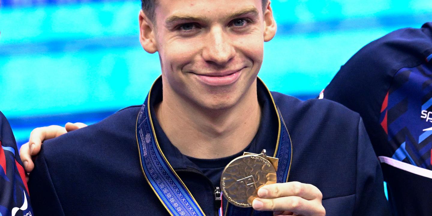 France's Marchand wins 200m medley gold for third world title