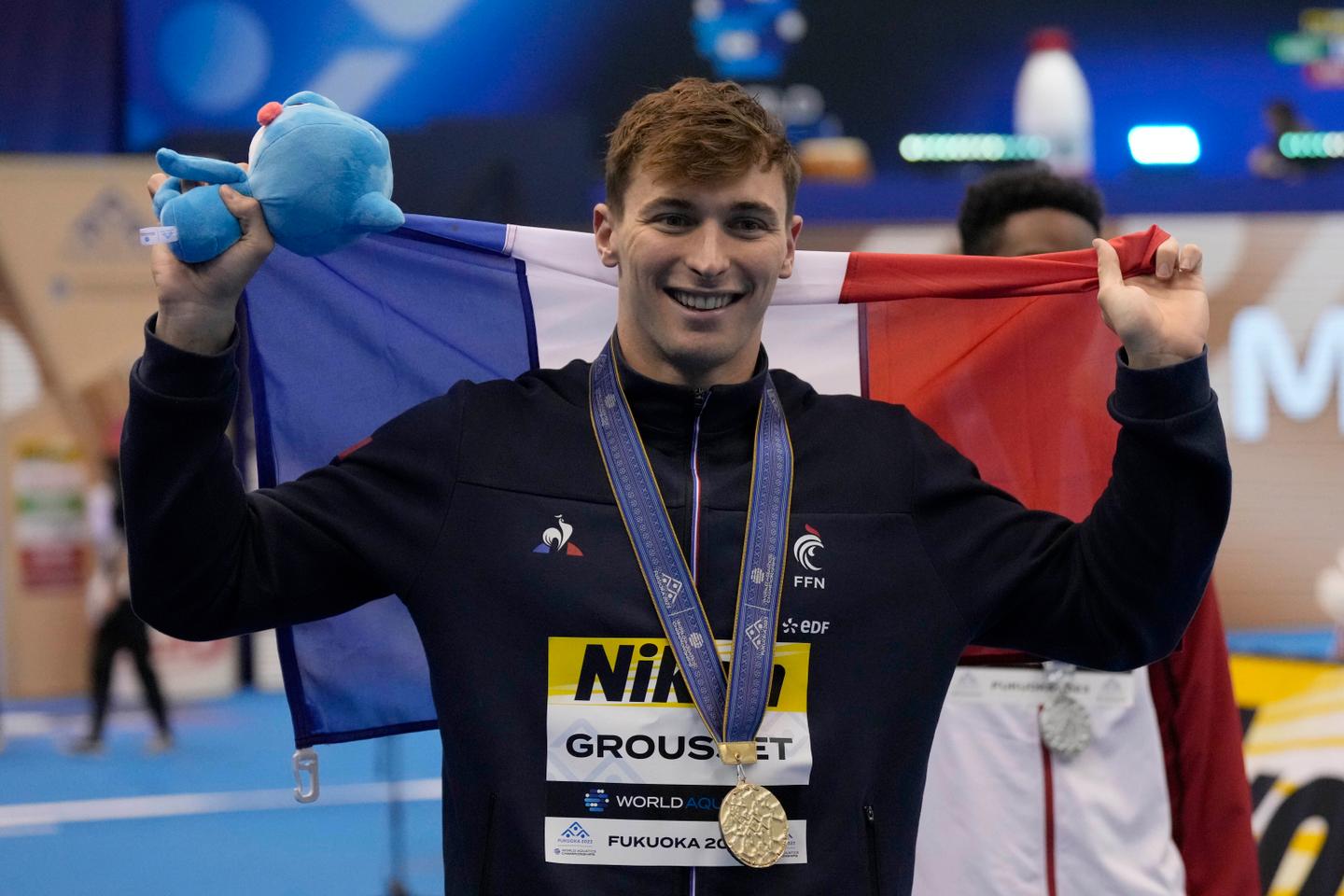 Maxime Grousset, champion du monde du 100 mètres papillon, un coup d ...