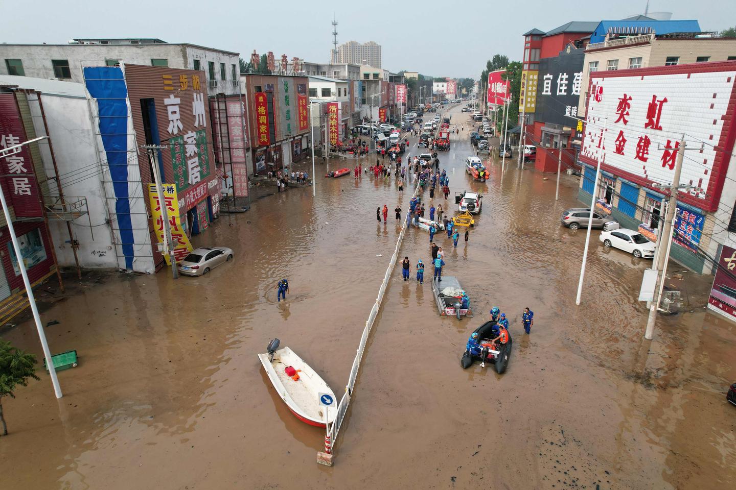 Typhoon Doksuri: Beijing's historic floods, in photos