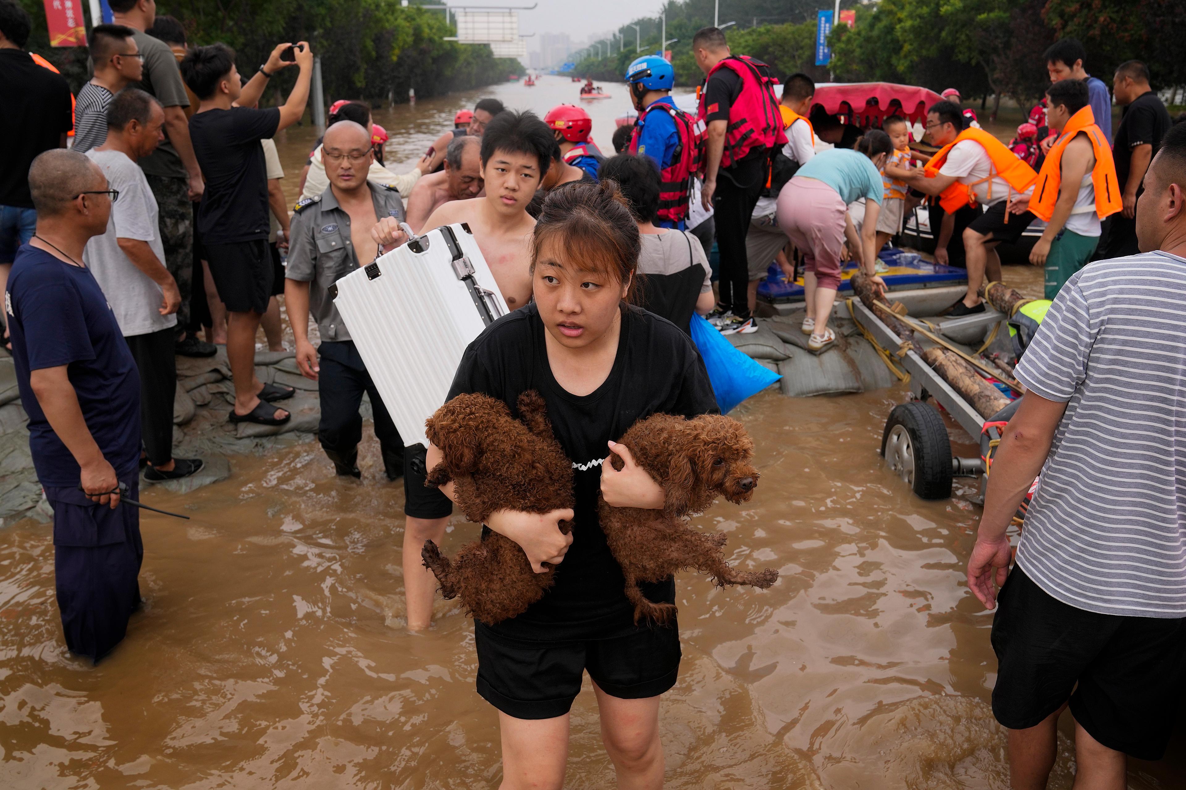 Typhoon Doksuri: Beijing's historic floods, in photos