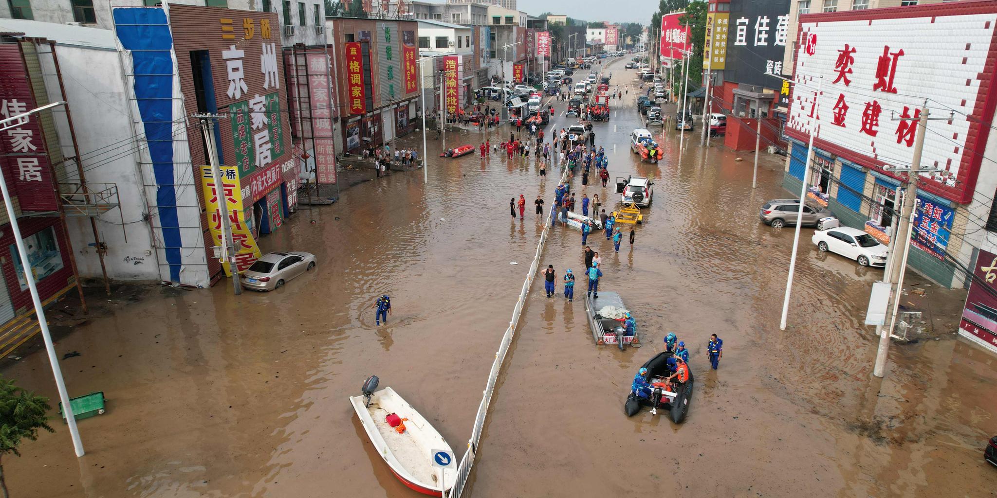 Typhoon Doksuri: Beijing's historic floods, in photos