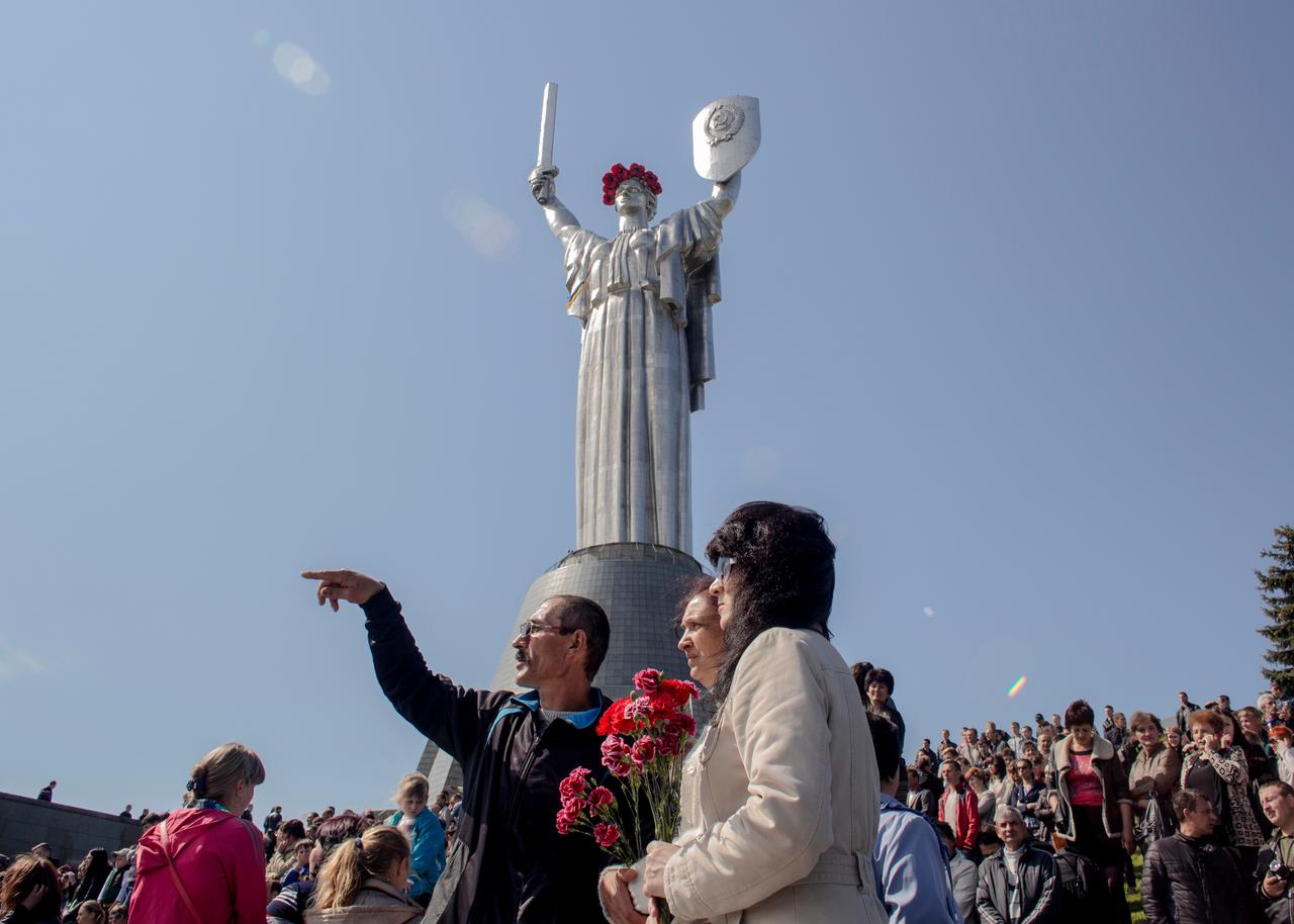 In Kyiv, the Motherland becomes Mother Ukraine