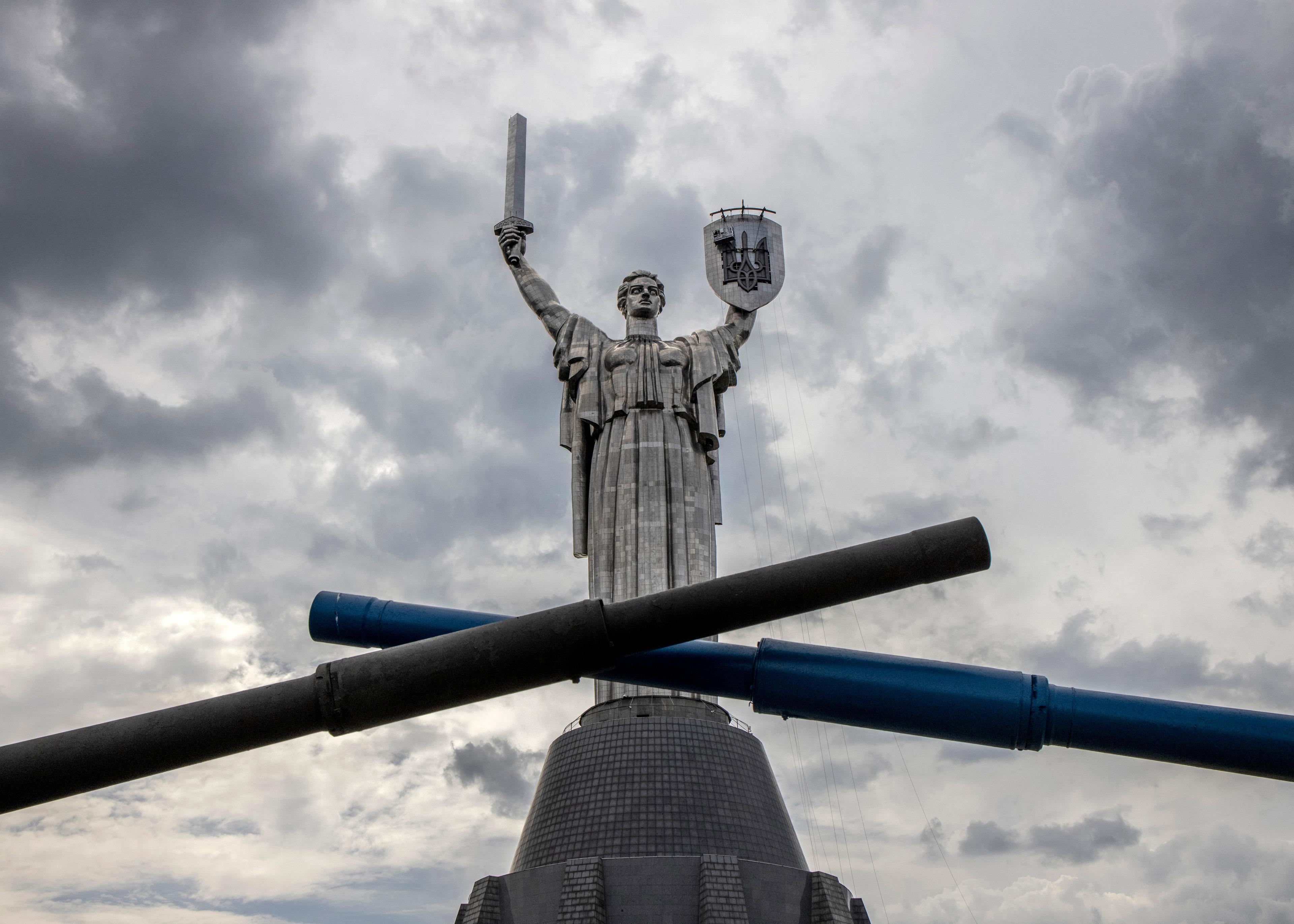 In Kyiv, the Motherland becomes Mother Ukraine