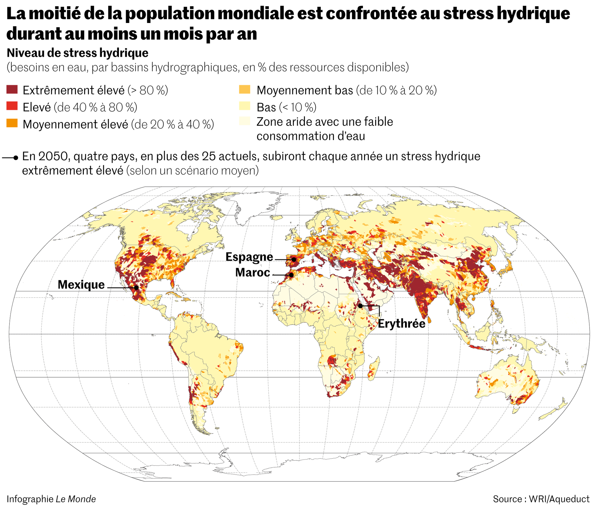 « Une crise de l’eau sans précédent » affecte déjà près de quatre ...