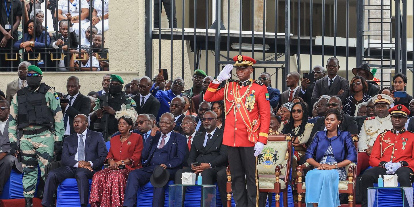 Gabon coup leader sworn in as interim president