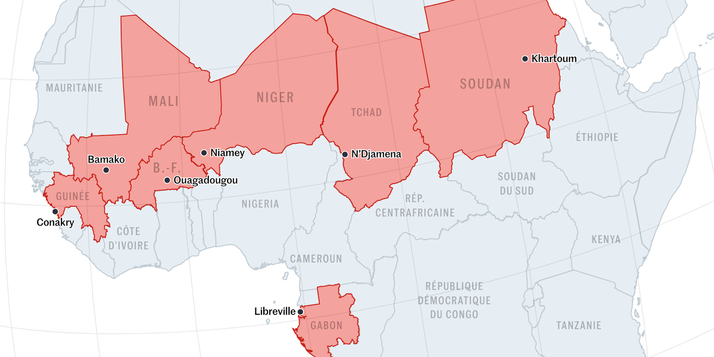 Les coups d’Etat en Afrique se succèdent depuis 2019 : Mali, Soudan, Niger… Les coups d’Etat en Afrique se succèdent depuis 2019 : Mali, Soudan, Niger…