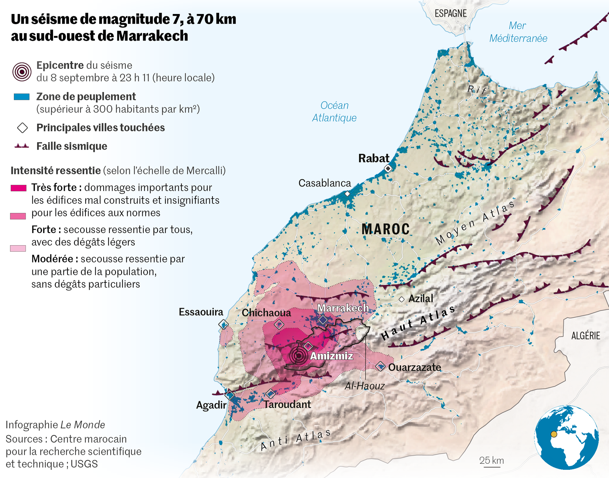 Séisme au Maroc : dans les décombres d’Amizmiz, ville martyre qui ...