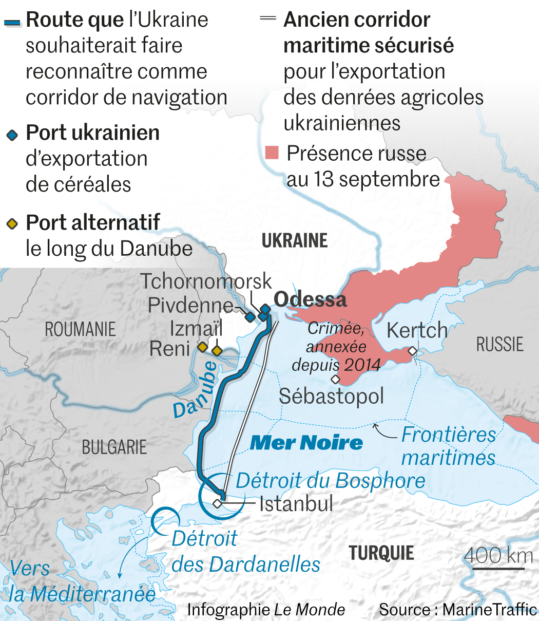 Guerre en Ukraine : dans la mer Noire, Kiev tente de ménager un autre ...