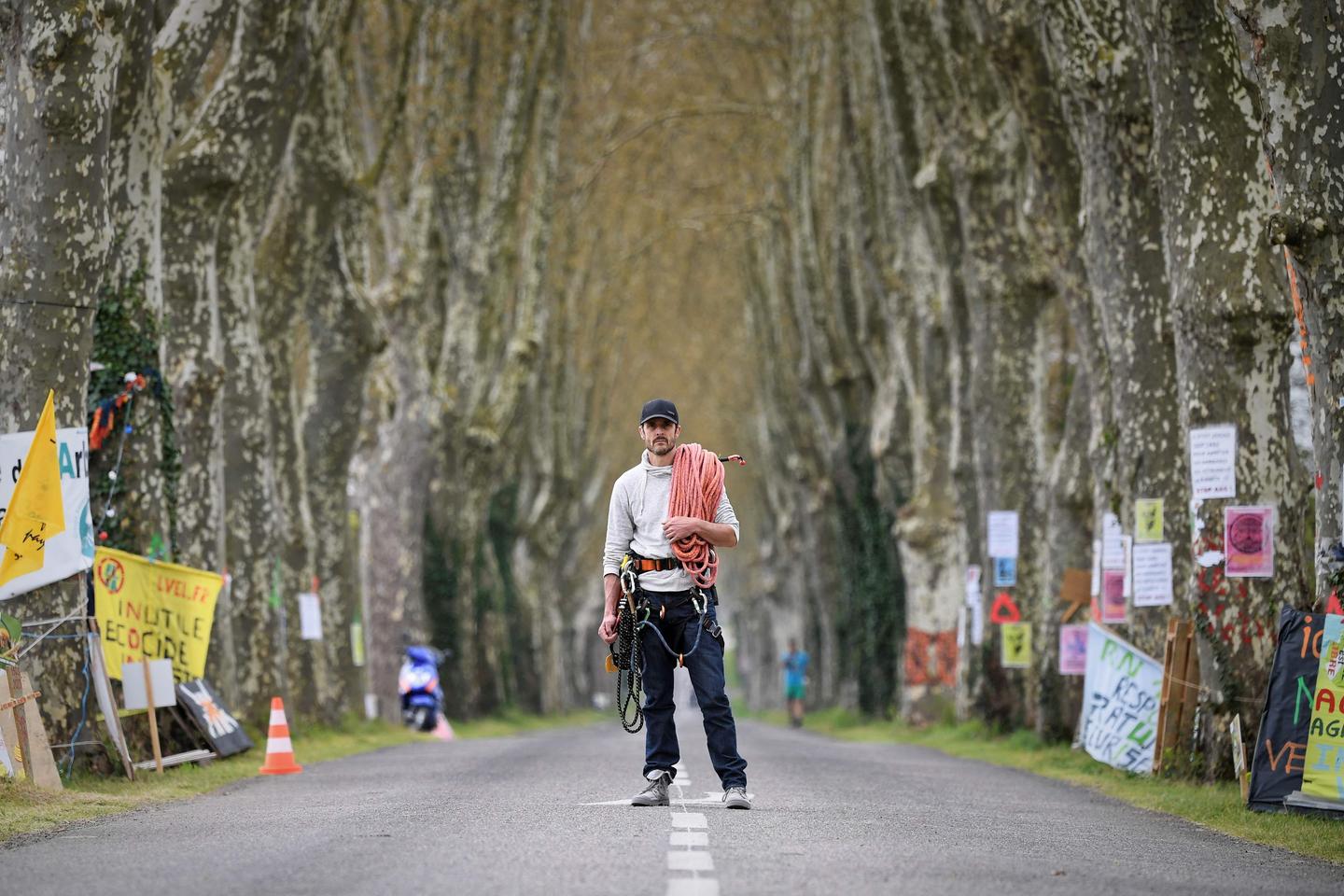 Thomas Brail, en grève de la faim contre l’A69, a été délogé par la ...