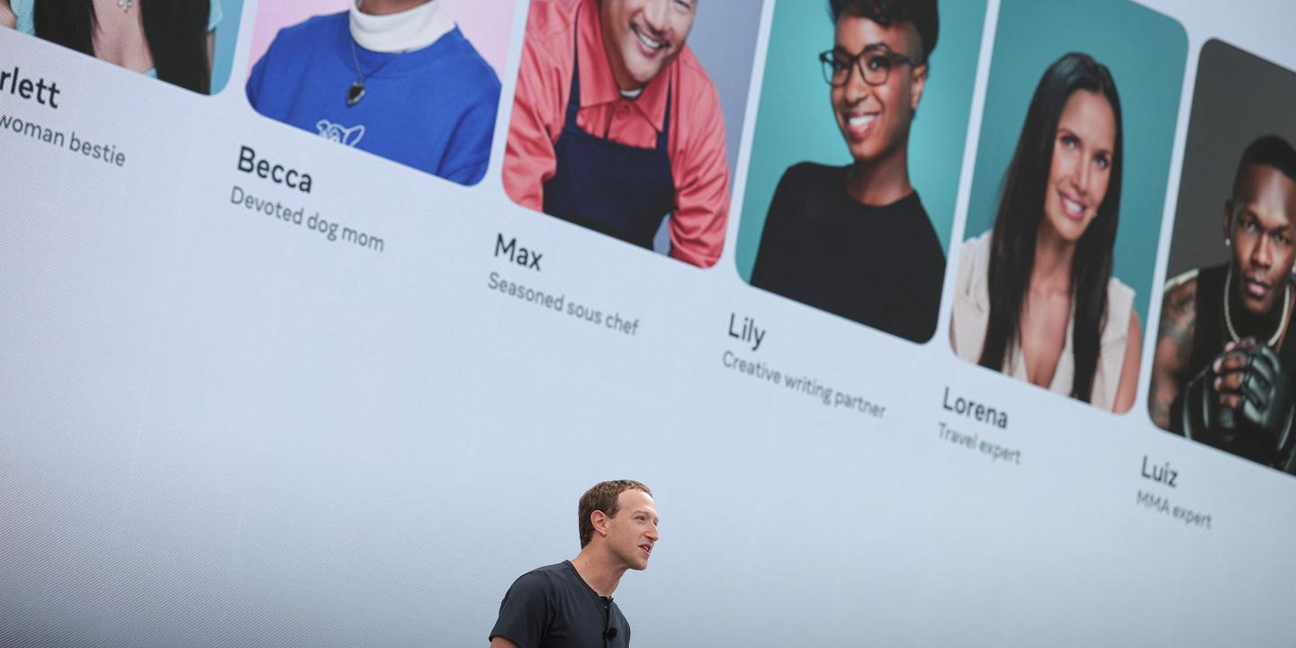 Meta dévoile ses chatbots personnalisés