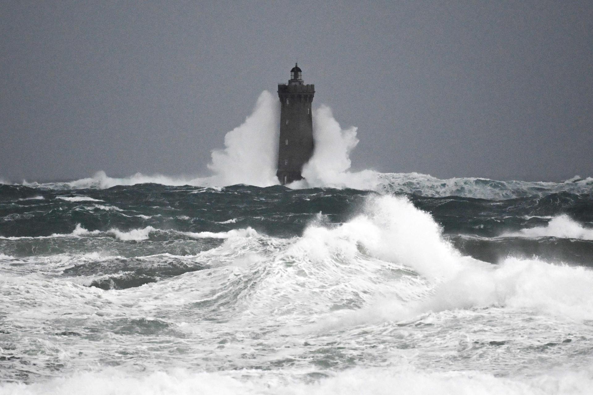 Storm Ciaran in pictures: Record-breaking gusts hit western France
