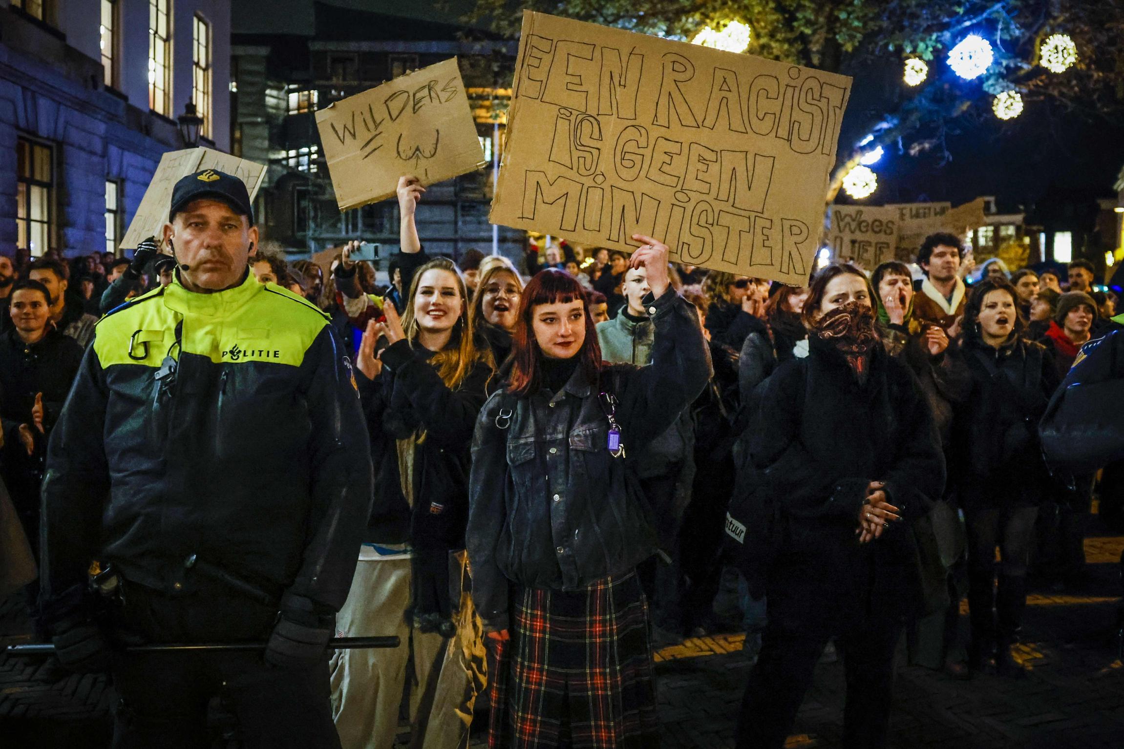 Demonstrations break out across Netherlands after far right's victory