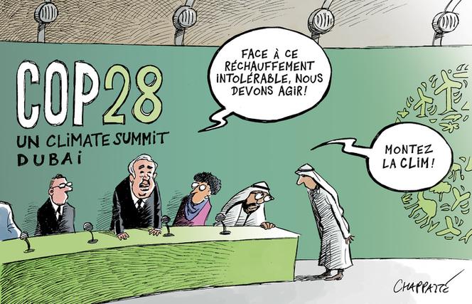 Le mois de décembre en dessins : COP28, loi « immigration », Gaza…