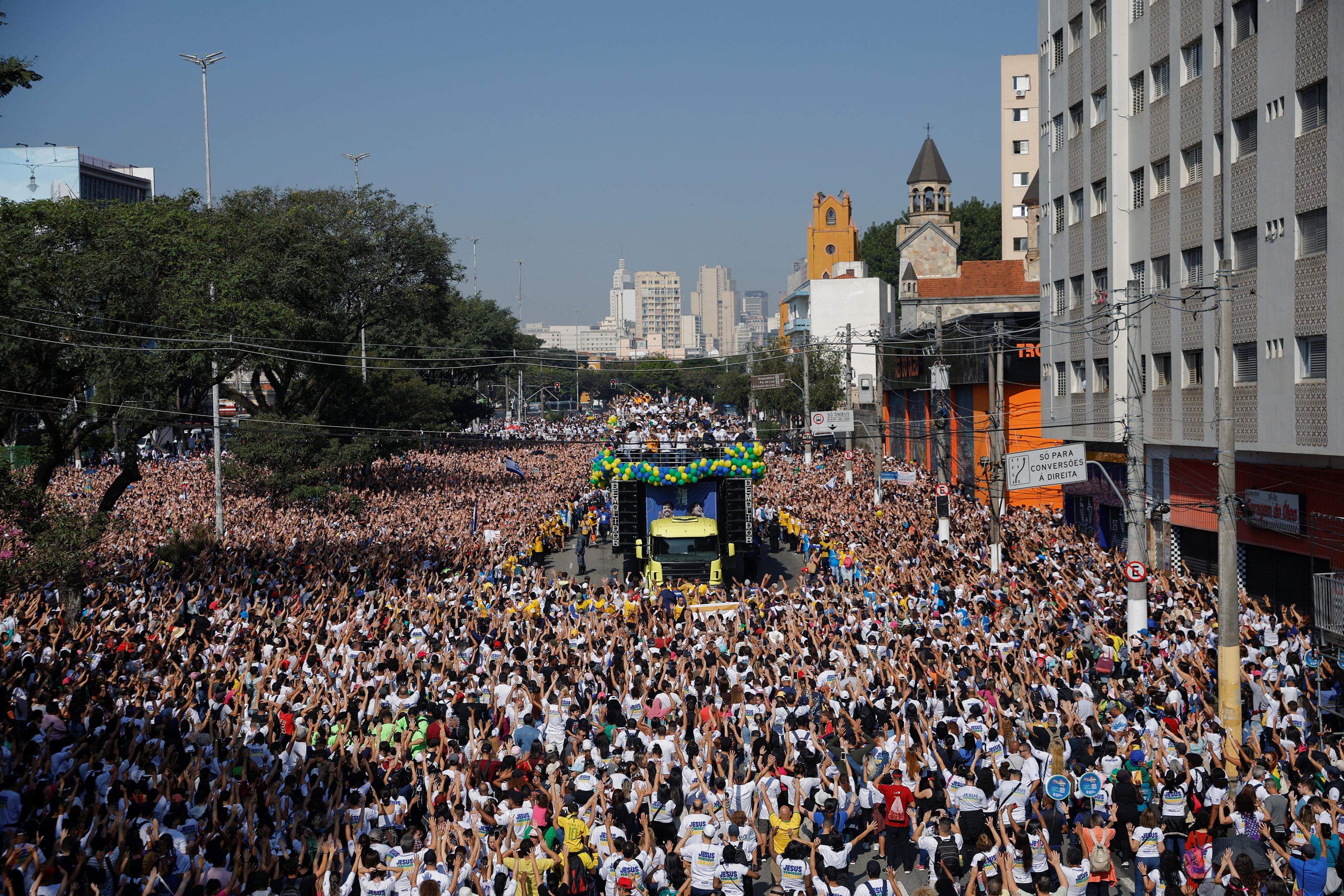 The evangelical wave surging across Brazil