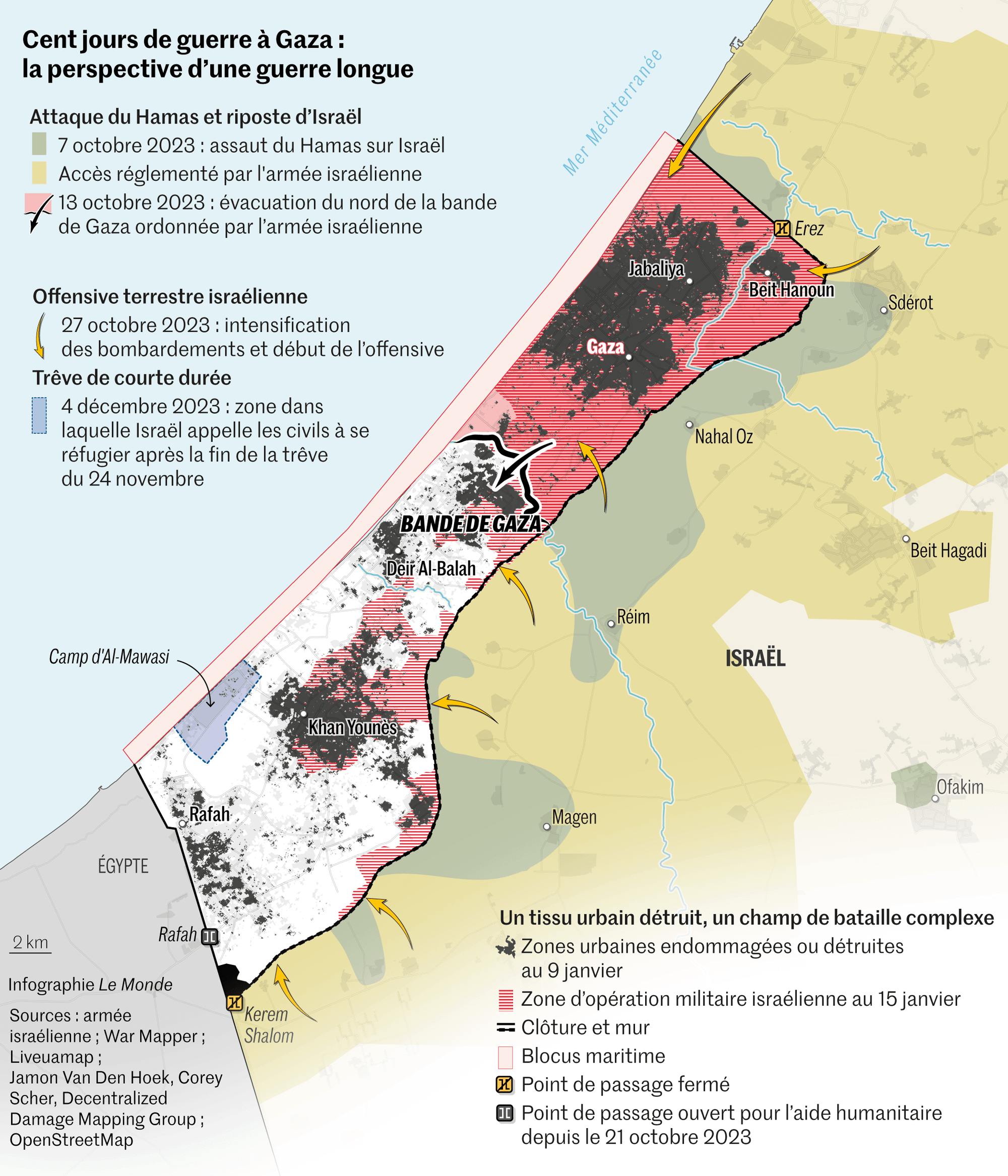 Cent jours de guerre à Gaza : un bilan effroyable et pas de perspective ...