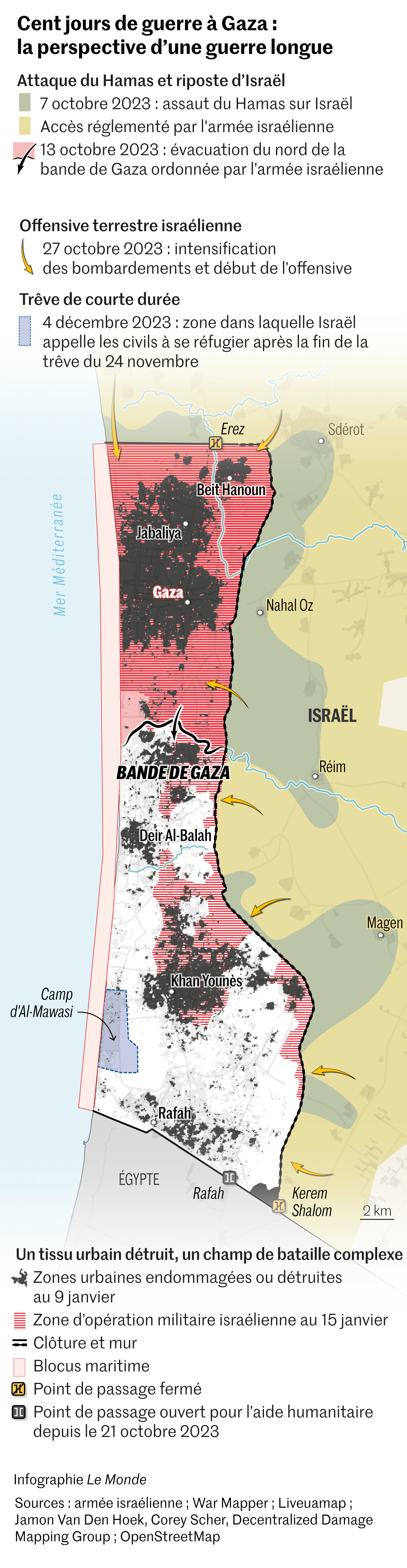 Cent jours de guerre à Gaza : un bilan effroyable et pas de perspective ...