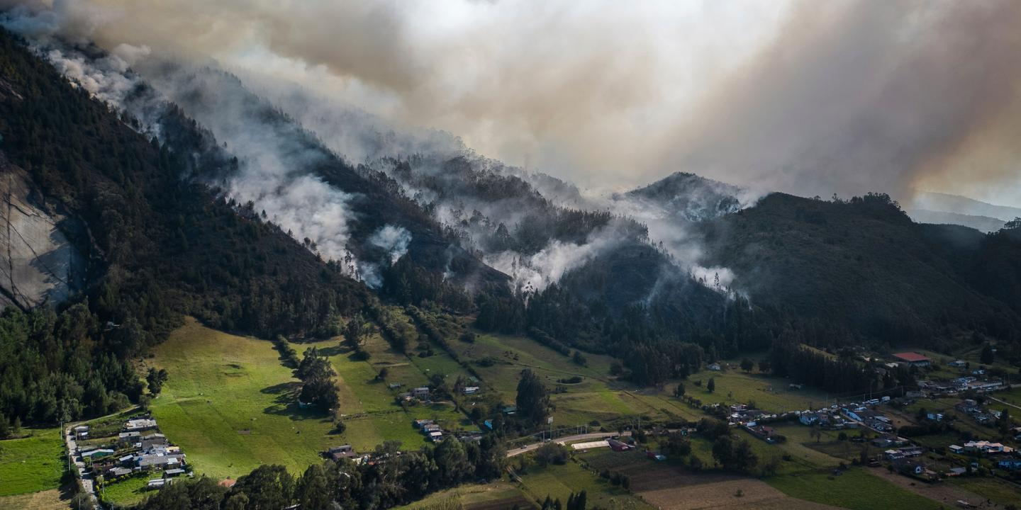 Les incendies se multiplient dans une Colombie en surchauffe