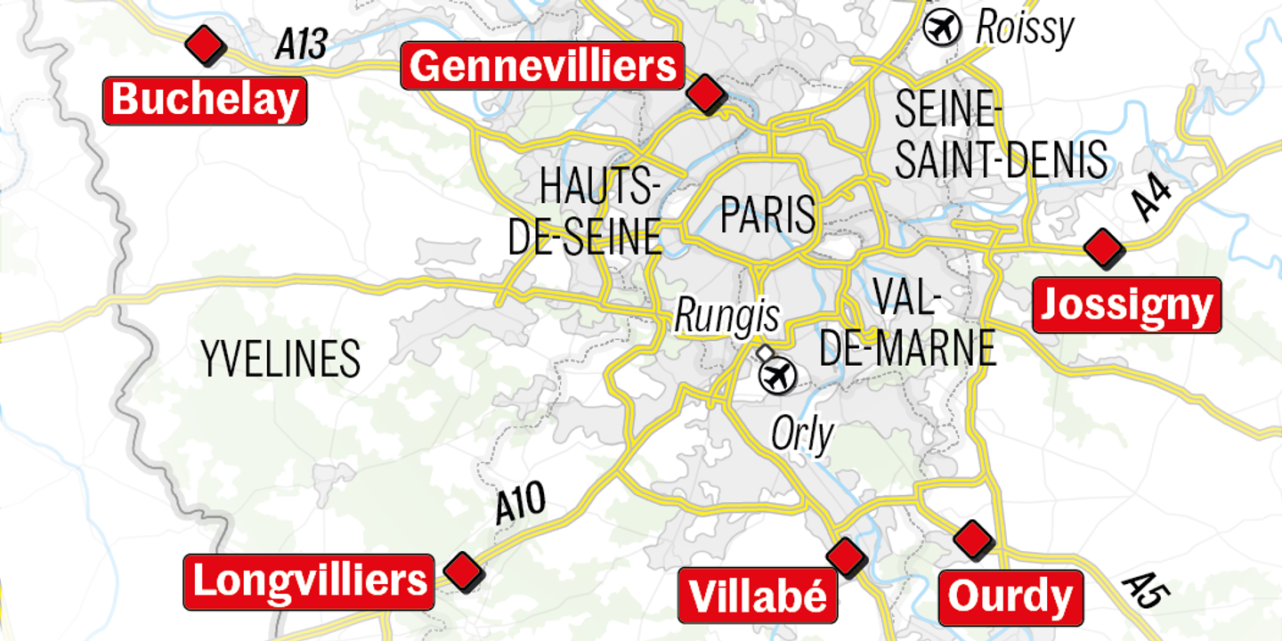 French farmers' protests: Map of Monday's roadblocks around Paris