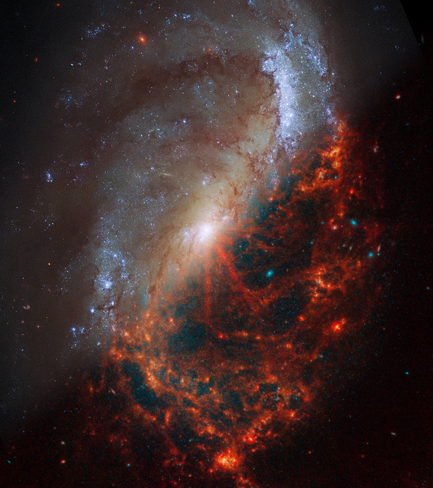 Les images de galaxies spirales captées par le télescope James-Webb ...
