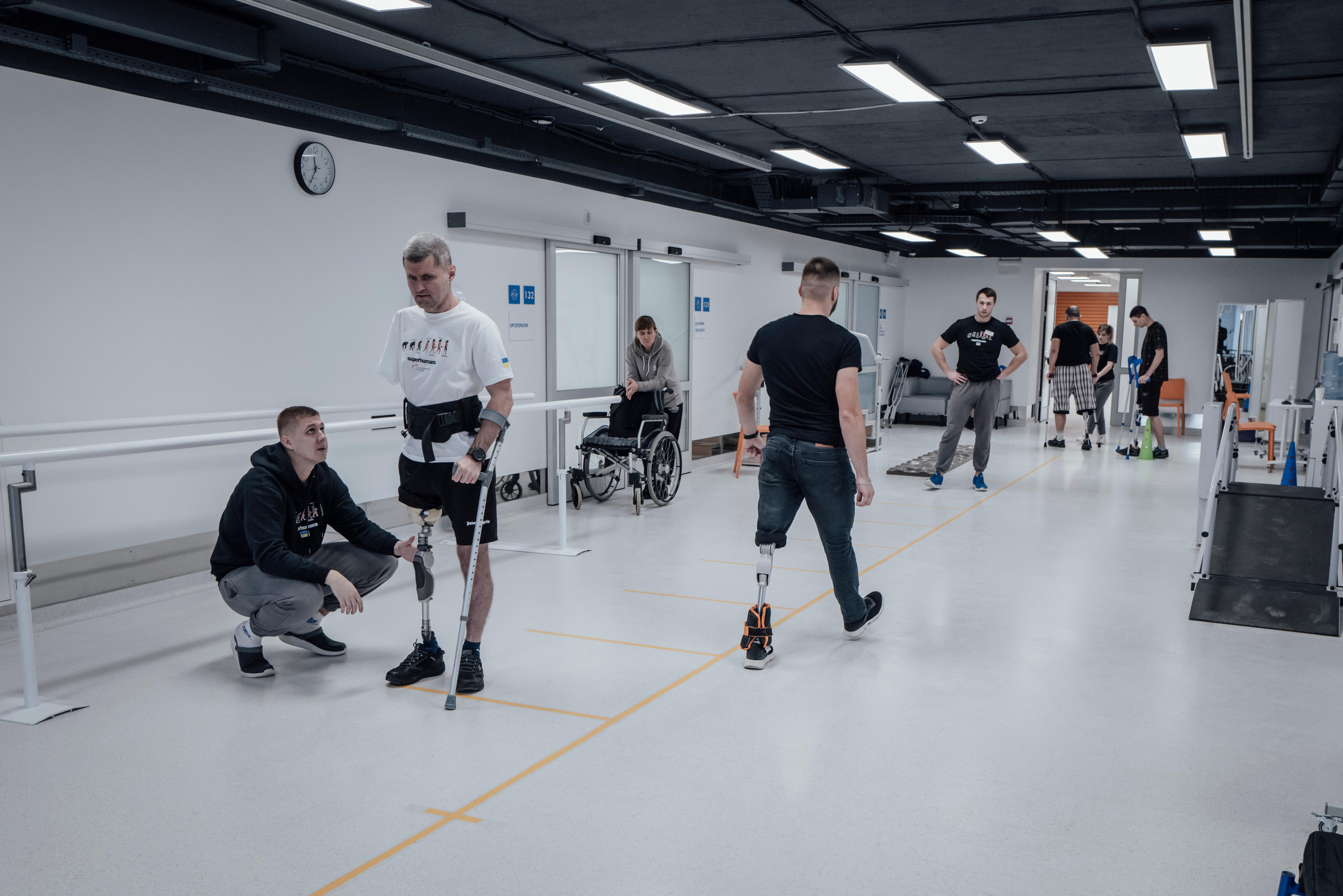 Superhumans, the center that repairs Ukraine's most gravely war-wounded