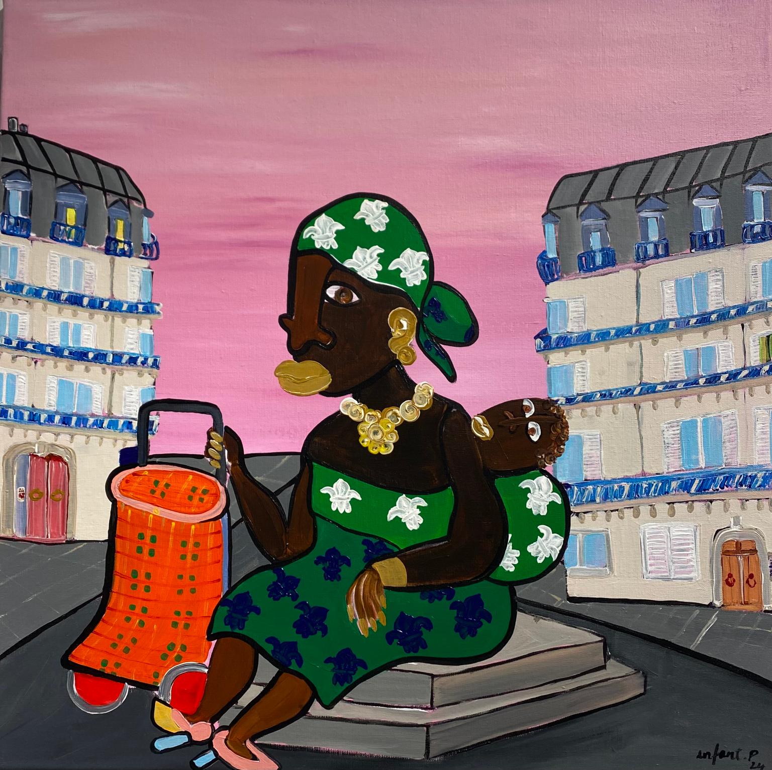 Art contemporain : Francis Essoua Kalu expose sa feinte naïveté à Paris