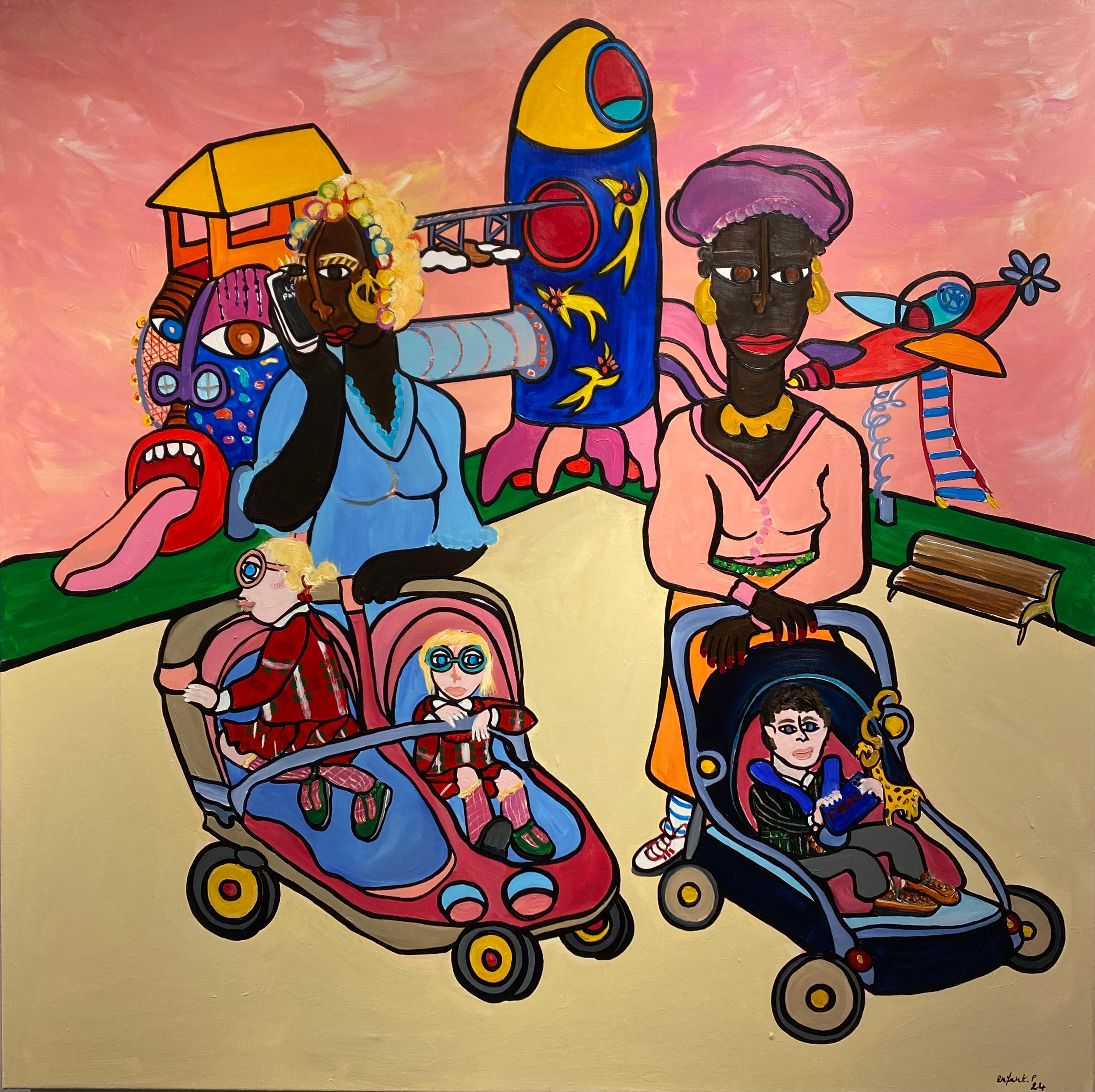 Quelques œuvres de Francis Essoua Kalu