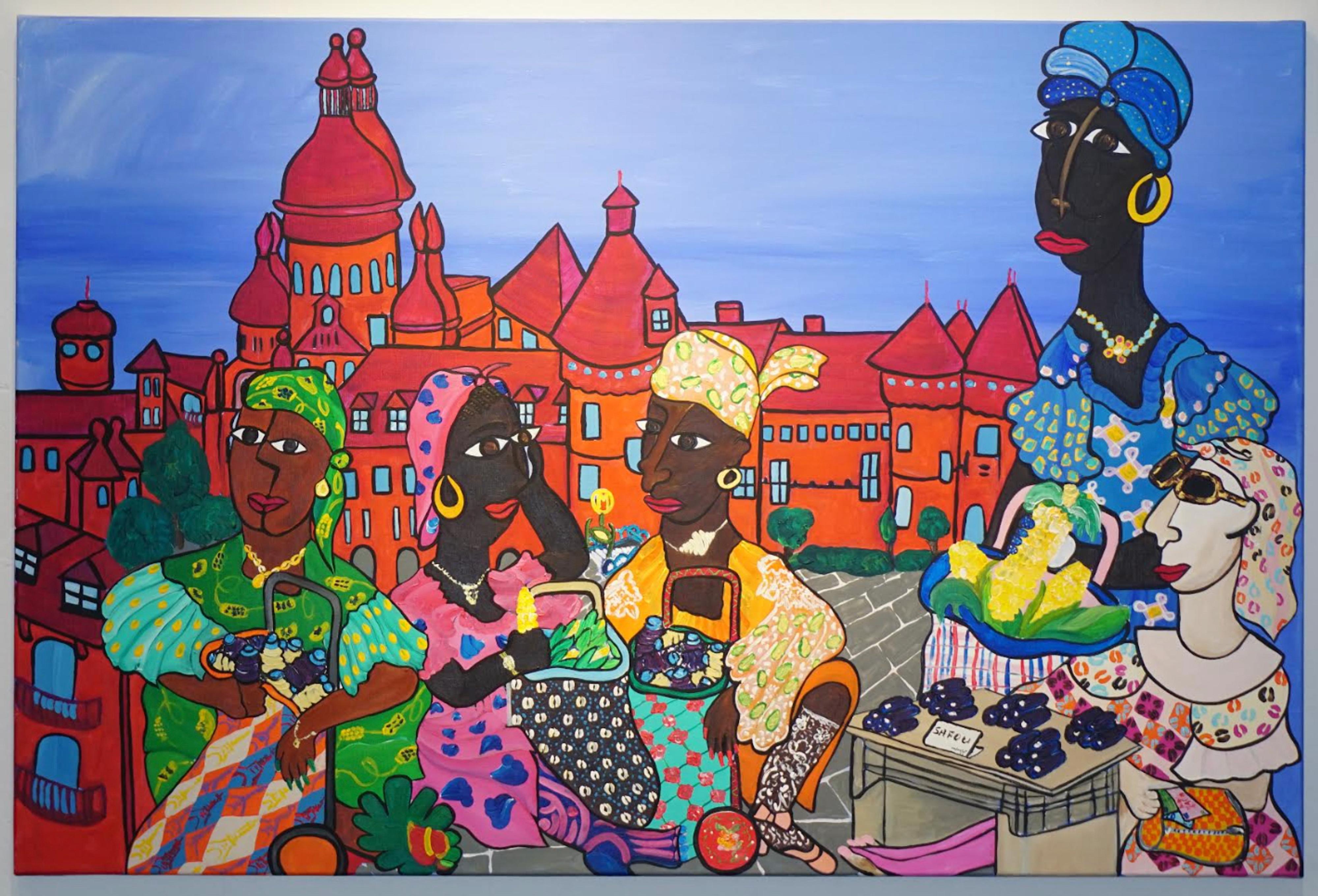 Quelques œuvres de Francis Essoua Kalu