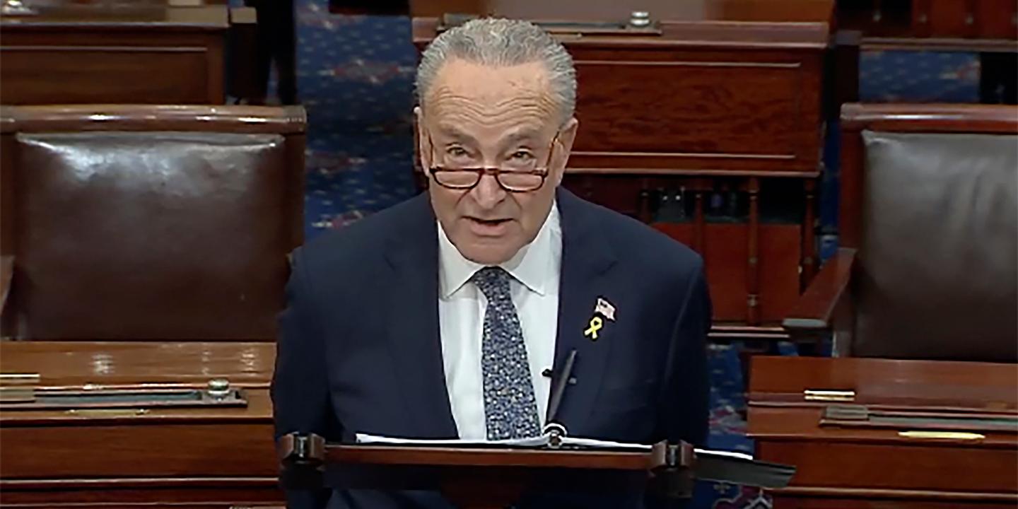 US Democratic Senator Chuck Schumer calls for the departure of ...