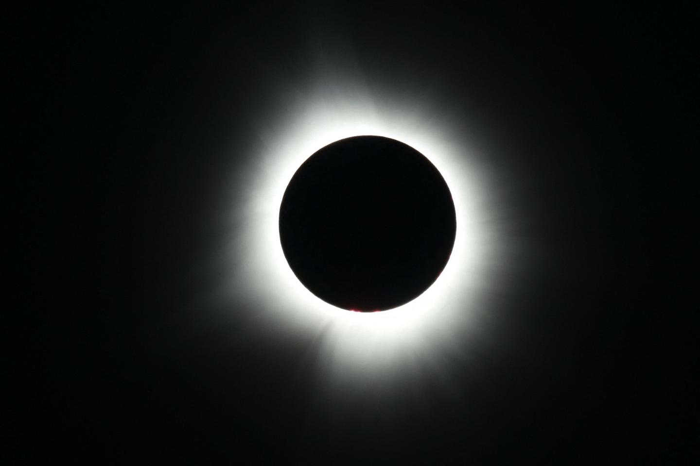 Pictures of total solar eclipse racing across North America