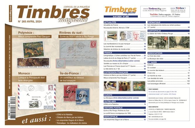 L’« Ile de France » et le « Général-Cambronne », dans « Timbres magazine