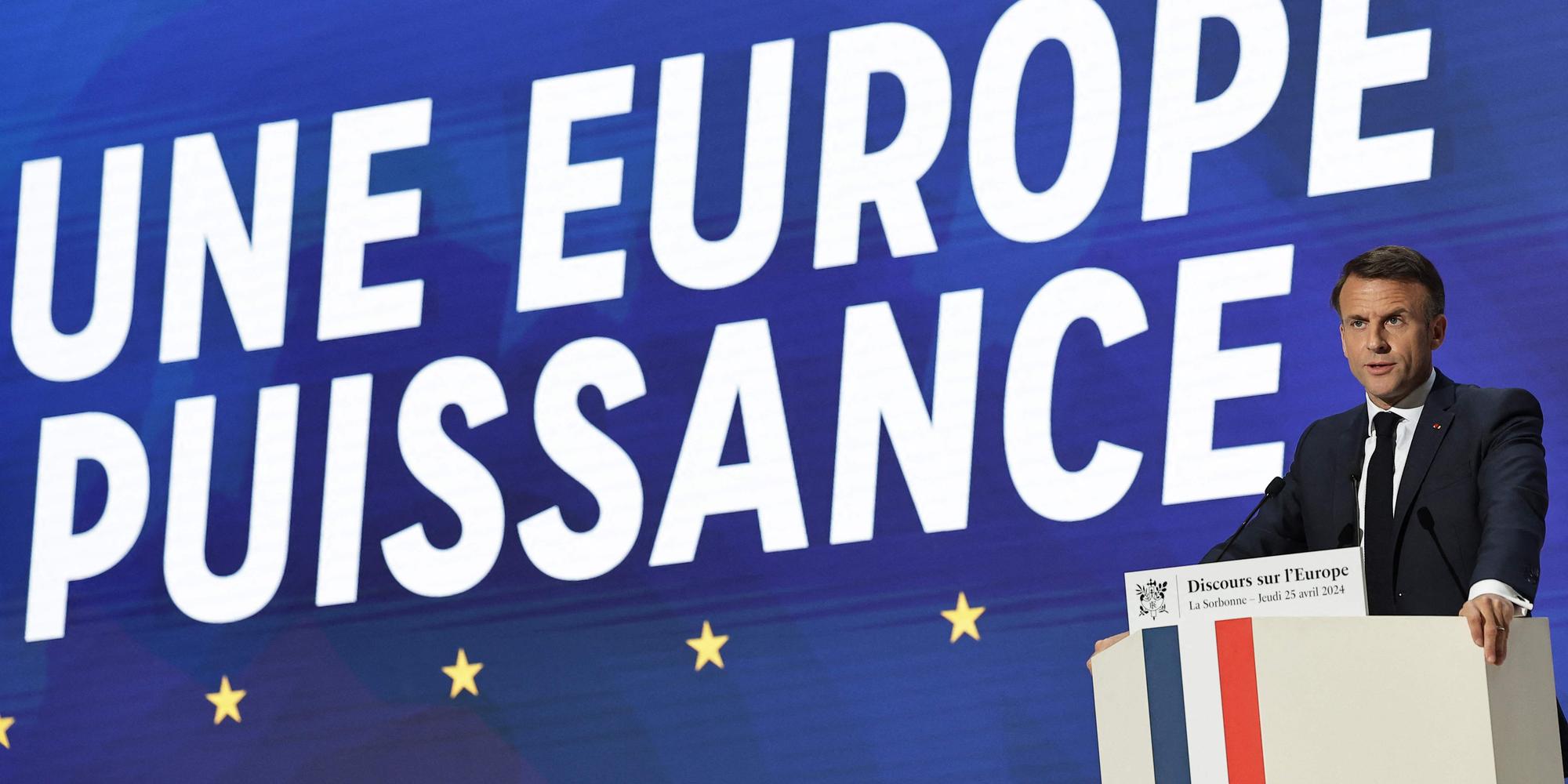 Discours d’Emmanuel Macron sur l’Europe à la Sorbonne : ce qu’il faut ...