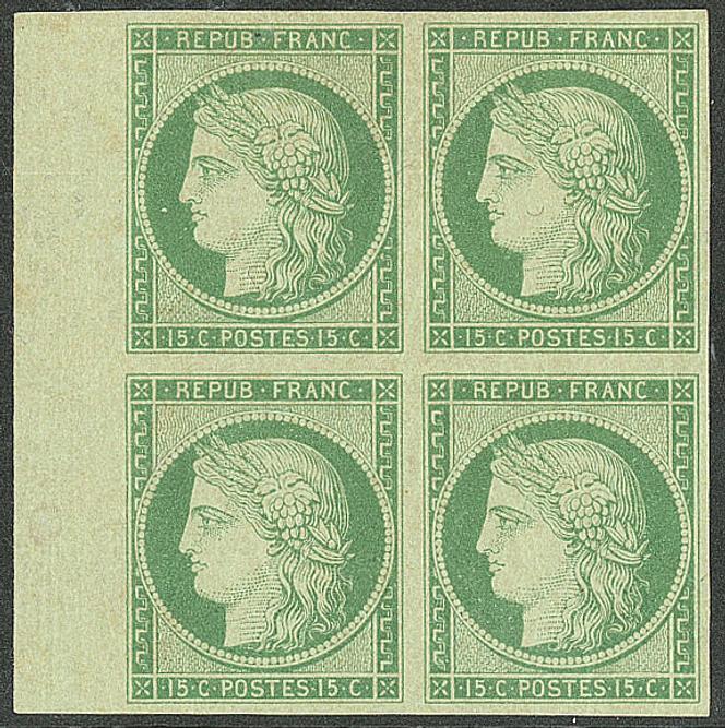 Timbres-poste : Une bande oblitérée de trois 1 franc vermillon en vente ...