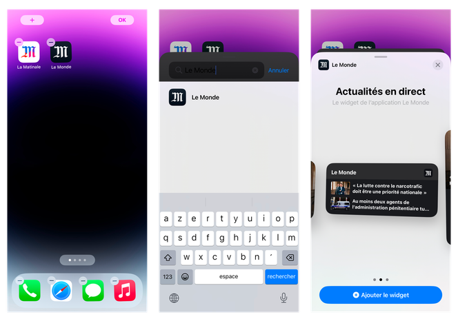 « Le Monde » d’un seul coup d’œil sur votre smartphone